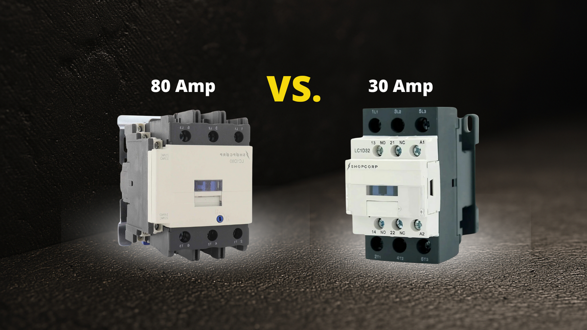 3 Pole Contactor Comparison: Choosing Between 30 Amp and 80 Amp for Yo ...