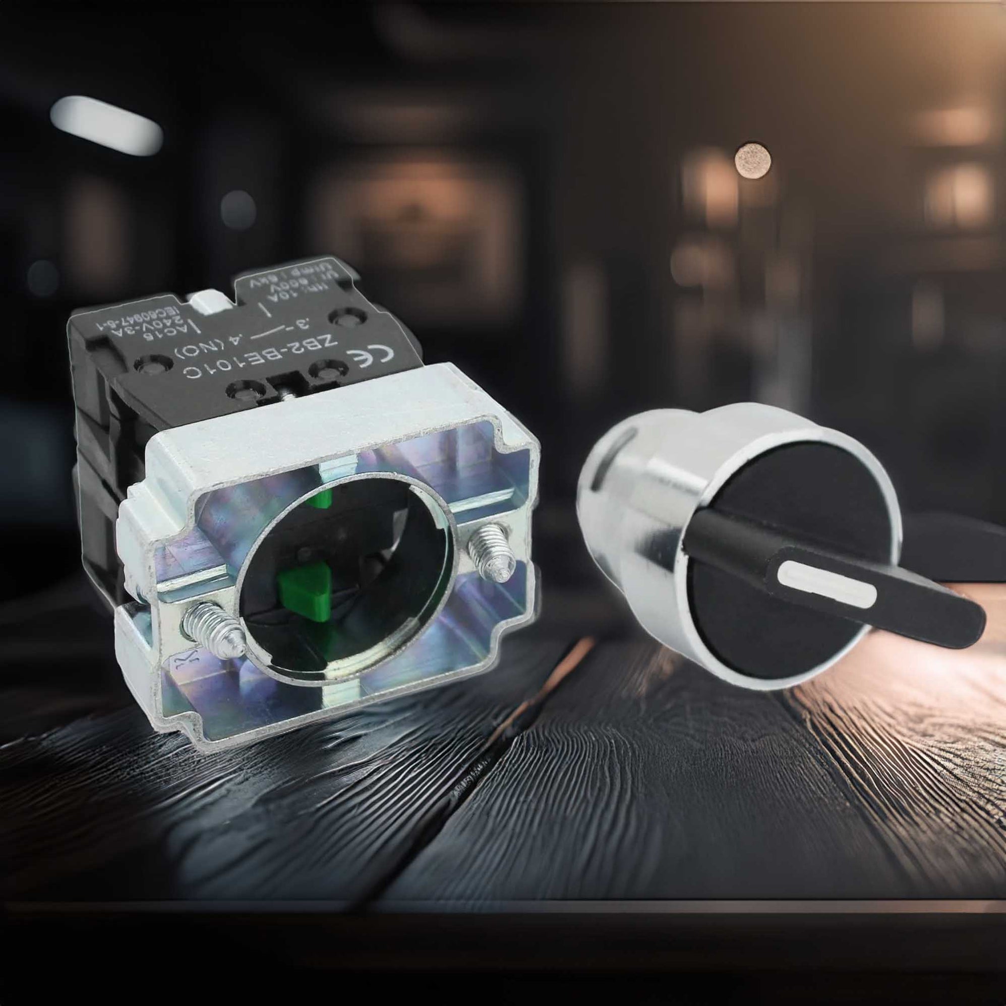 Shopcorp 3 Position Maintained Selector Rotary Switch, Waterproof Self ...