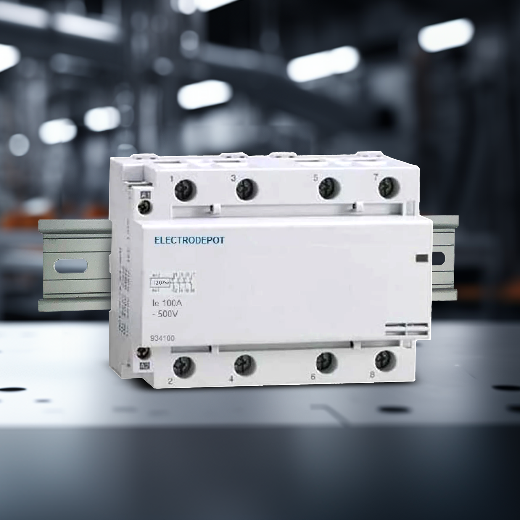 100 Amp 4 Pole IEC Normally Closed Contactor — ContactorDepot.com