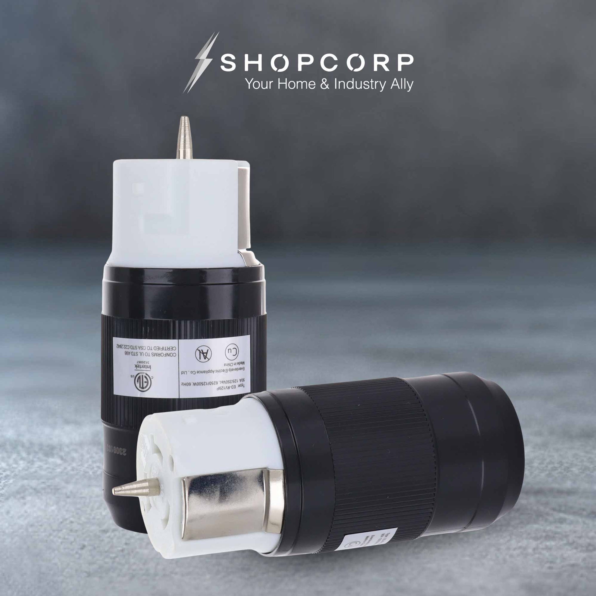 50 Amp Generator Plug (Female), Connector, 125 Volt/250 Volt, CS6364 5 ...