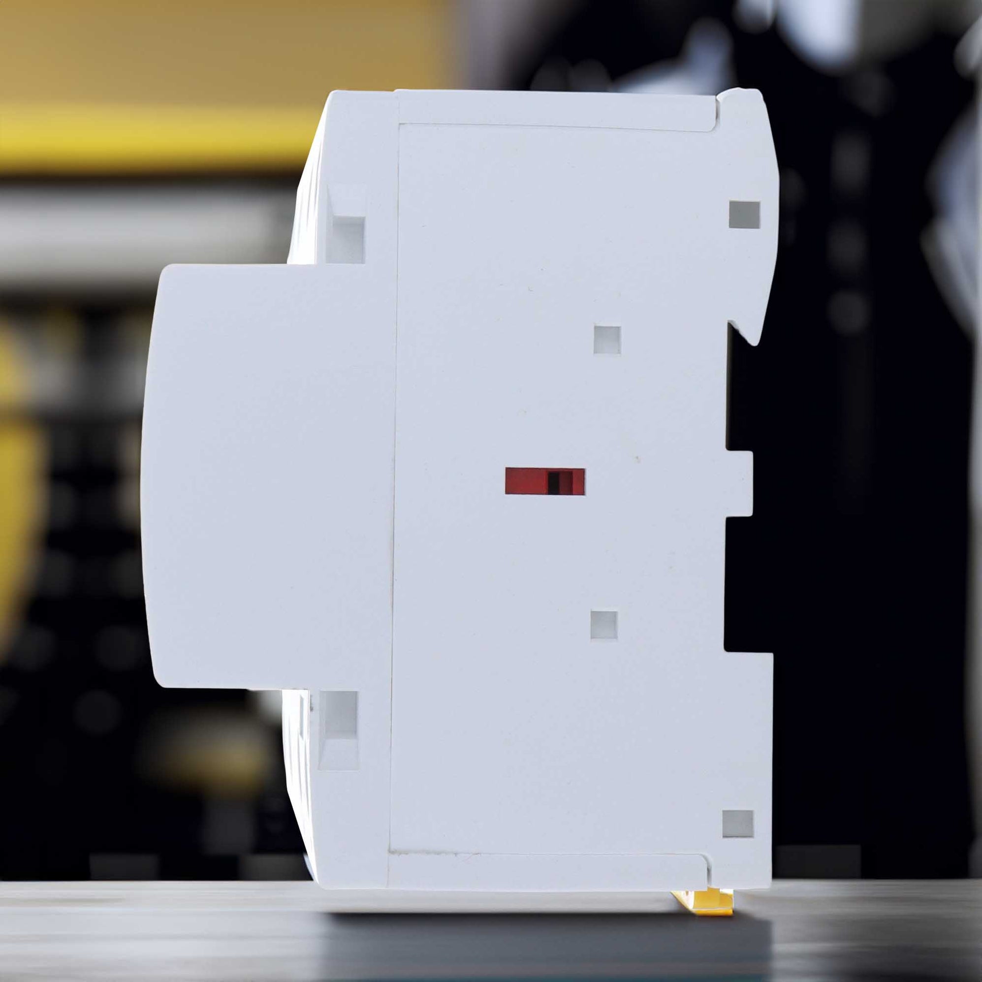 Contactor, 4 Pole Normally Open, 110/120V, 100A + Aluminum DIN Rail + 2 ...