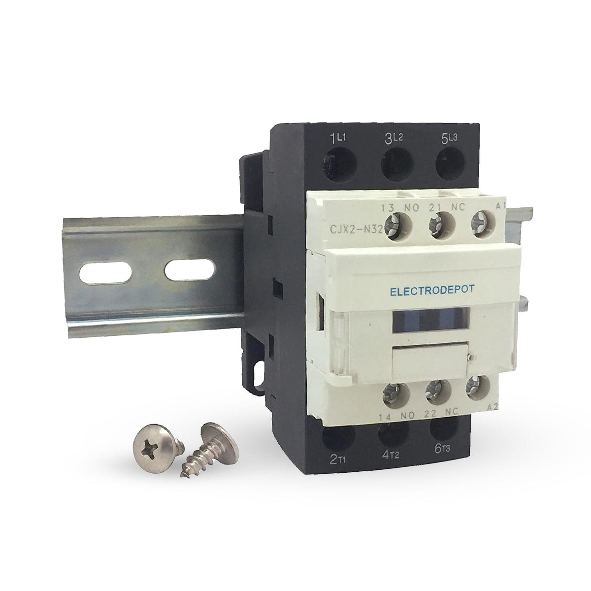 Contactor 30A, 660V, 110/120VAC, 3 Pole Normally Open — ContactorDepot.com