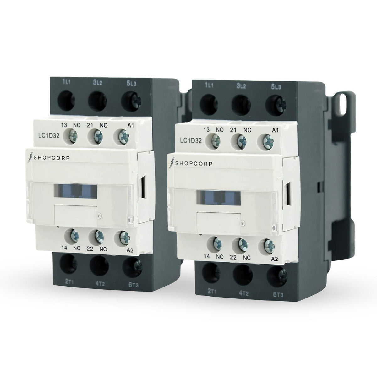 Contactor, 3 Pole Normally Open with Auxiliary Contacts, 110/120V, 30A ...