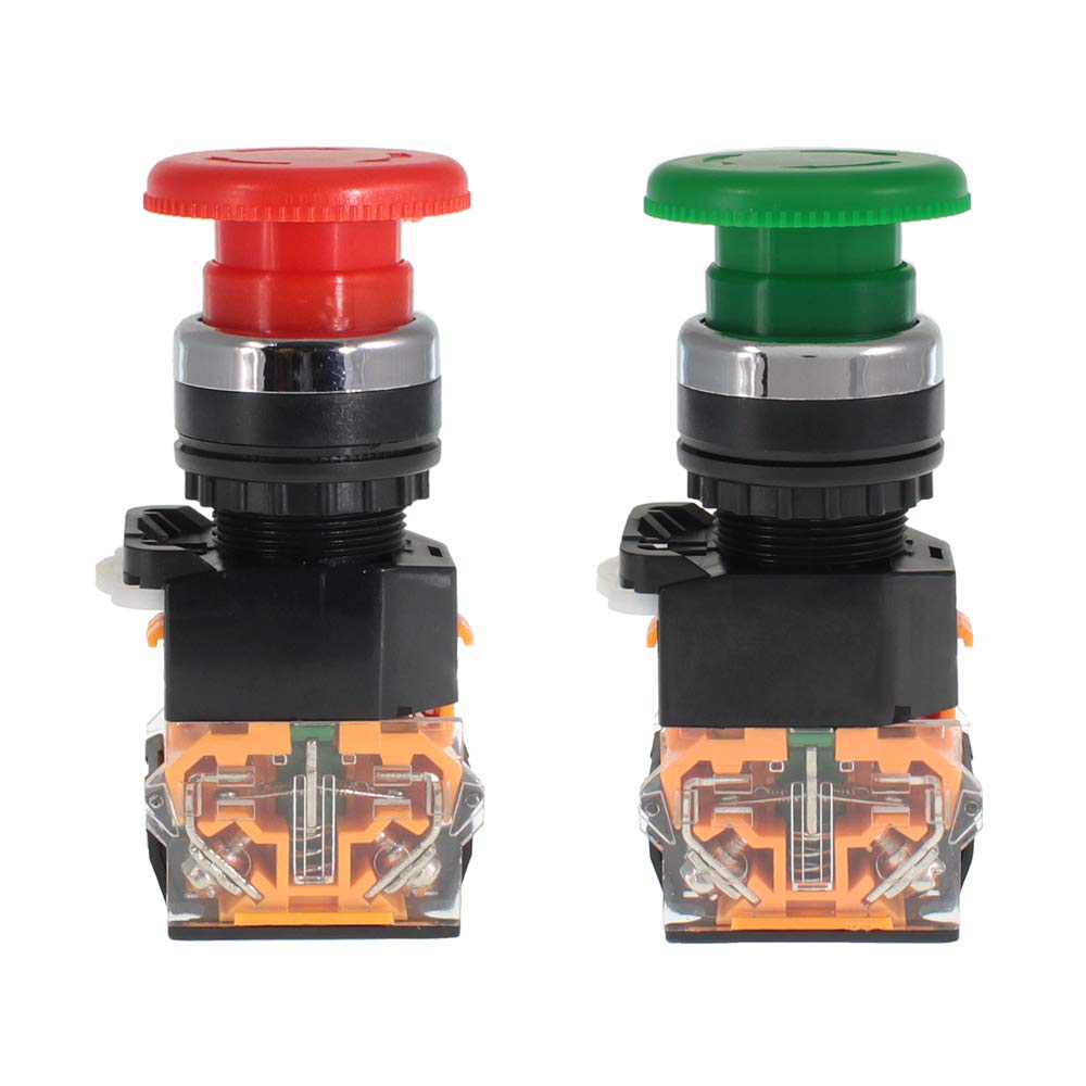 Shopcorp Mushroom Head Emergency Push Button for Home or Industrial Eq ...