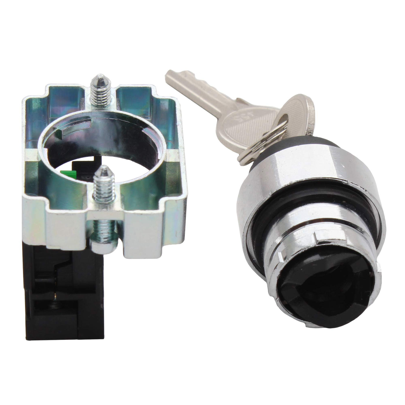 Shopcorp 2 Position Maintained Selector Rotary Key Switch, Self-Lock ...